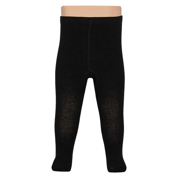 Collants Macios em Algodão para Bebé - Preto – ameias
